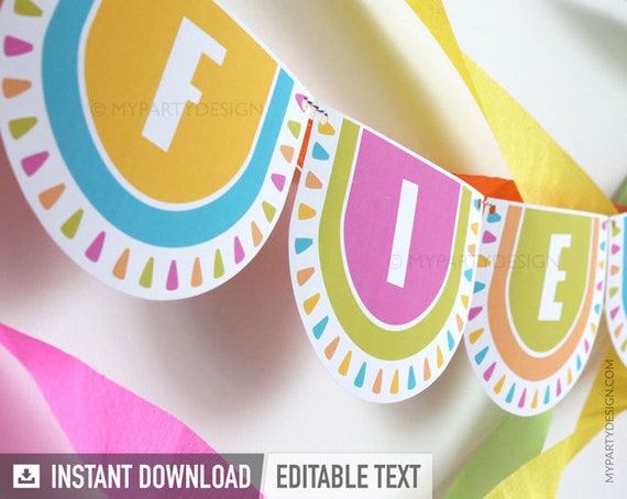 Llama Birthday Banner, Mexican Party Decorations, Alpaca Fiesta ...