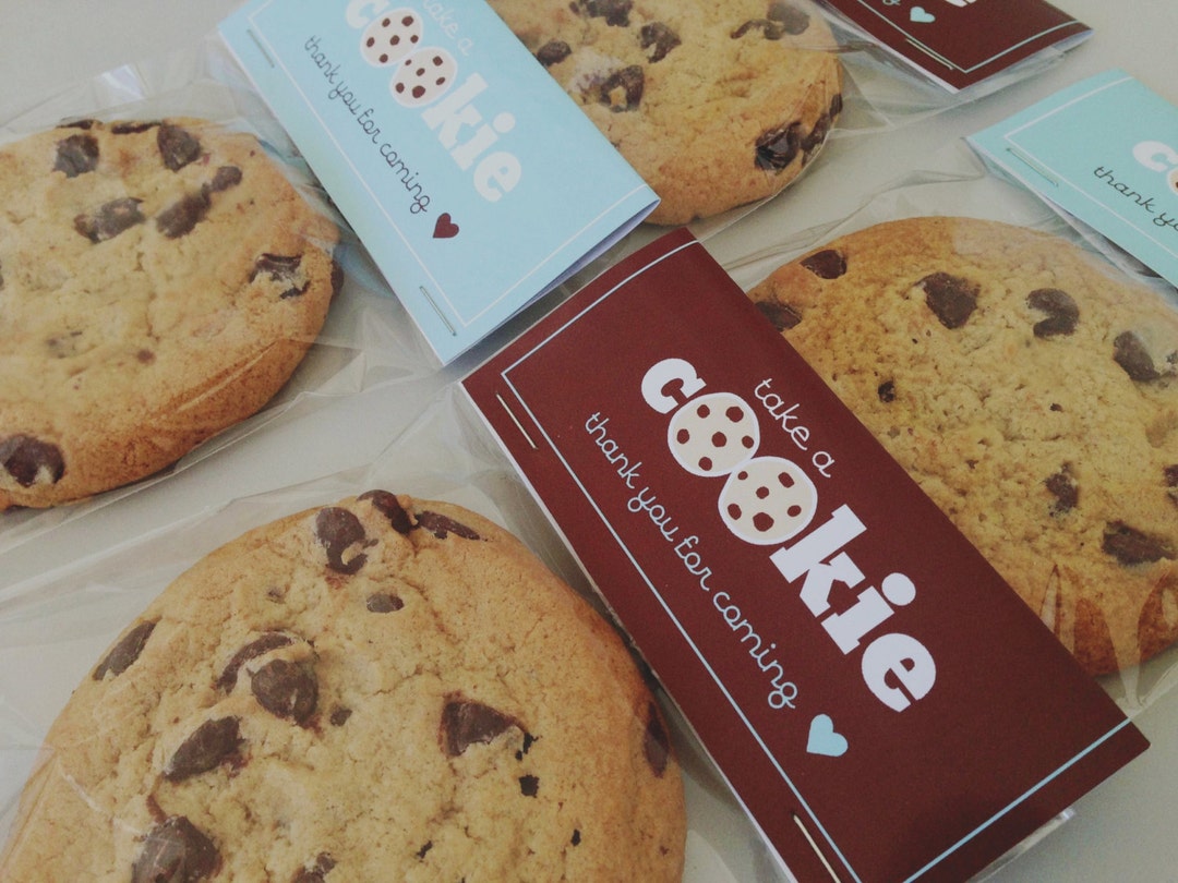 Cookie Party Favors, Cookies and Milk Birthday, Printable Thank You ...