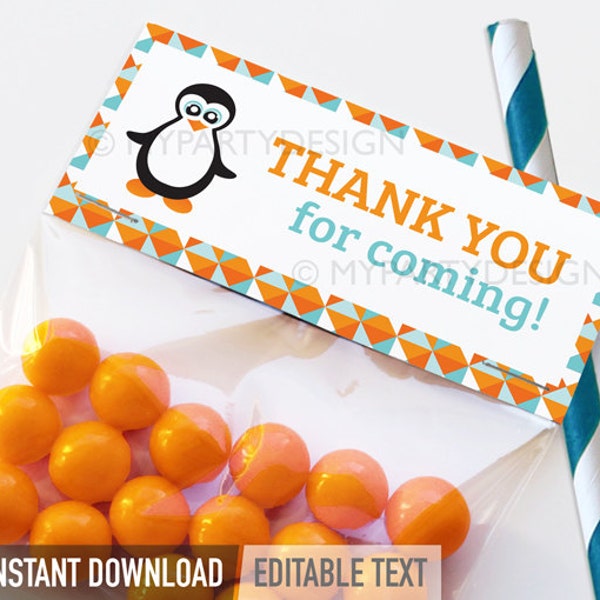 Penguin Treat Bags - Etsy