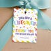 You Are a Lifesaver Gift Tag, Candy Label for Staff Volunteer or ...