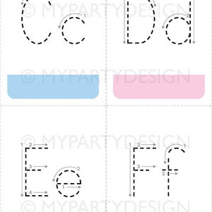 Alphabet Tracing Printable Cards, Letter Formation Homeschool Activity ...