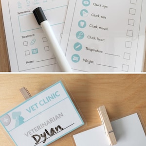 Vet Dramatic Play Printables, Veterinarian Clinic Animal Hospital ...