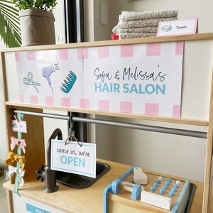 Hair Salon Dramatic Play Printables, Hairdresser Pretend Play ...