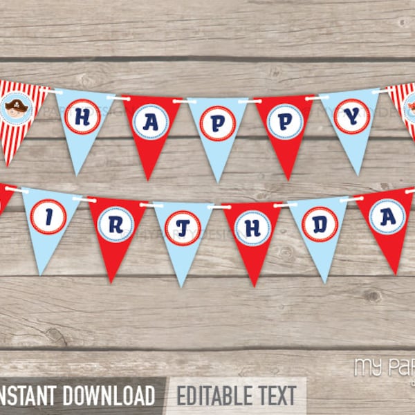 Pirate Banner - Etsy