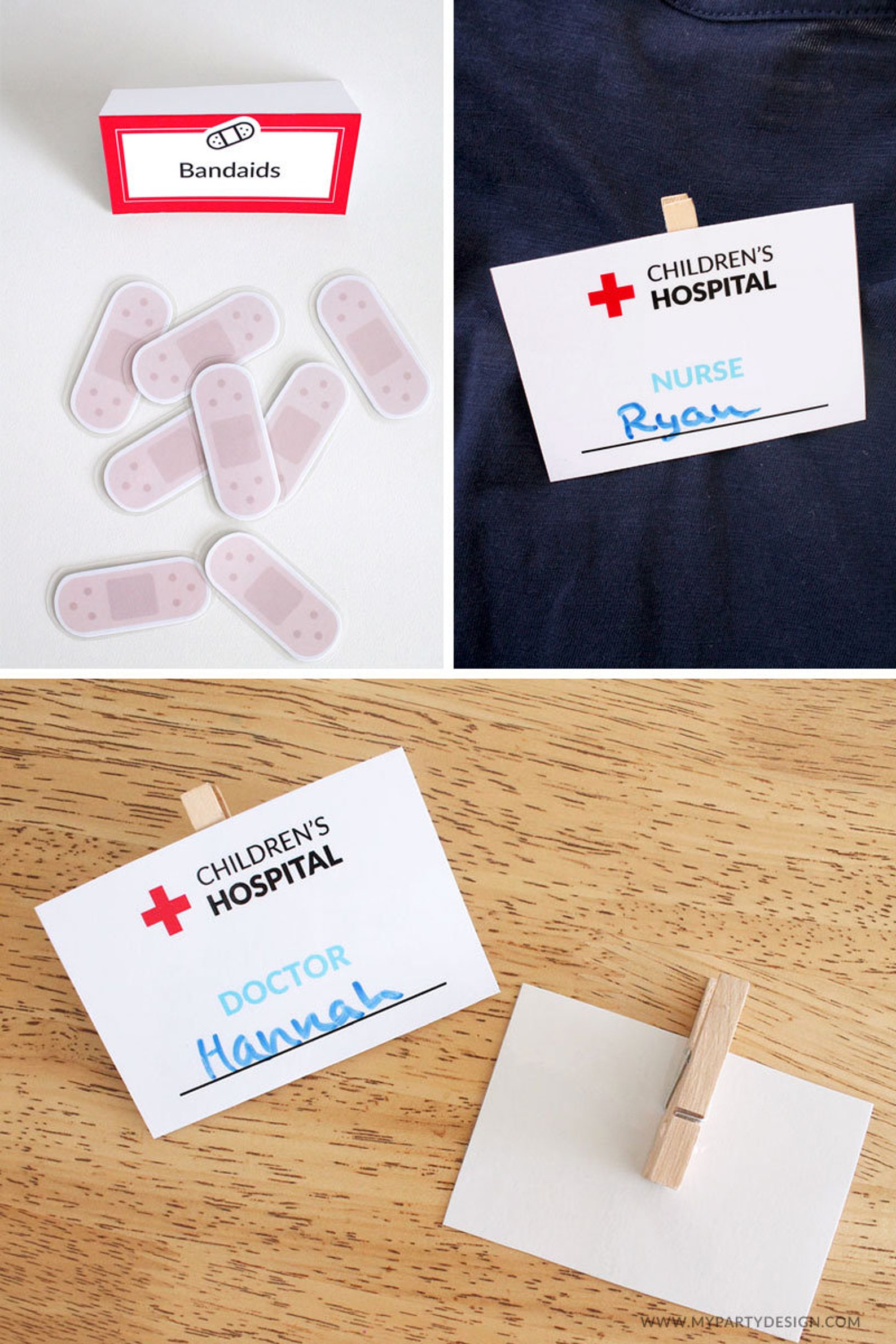 Doctor Dramatic Play Set, Hospital or Doctor's Practice Pretend Play ...