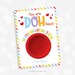 Play Dough Valentine's Day Card, Kids Valentine Tags for Classroom, You ...
