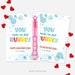 Bubbles Valentine's Day Card, Kids Valentine Tags for Classroom, Bubbly ...