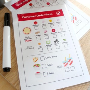 Pizza Shop Dramatic Play Printables, Kids Pizzeria Pretend Play, Pizza ...