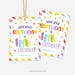 Ink-credible Happy Birthday Gift Tag, Marker Pen Class Gift Label for ...