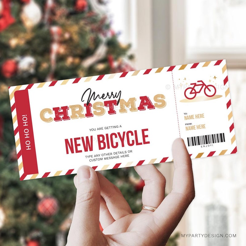 Printable Bike Voucher - Etsy