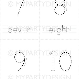 Numbers Tracing Cards - 123 Homeschool Printable Activity for Toddlers ...