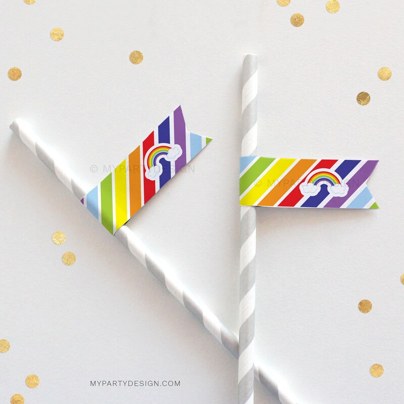 Printable Straw Flag - Etsy