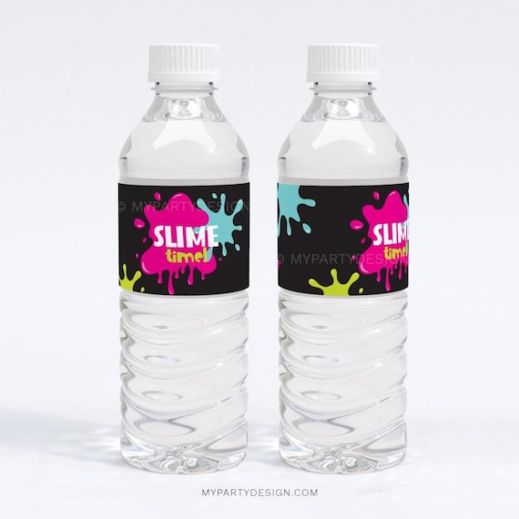 Slime Bottle Labels, Slime Party Decorations, Slimy Birthday Printables ...