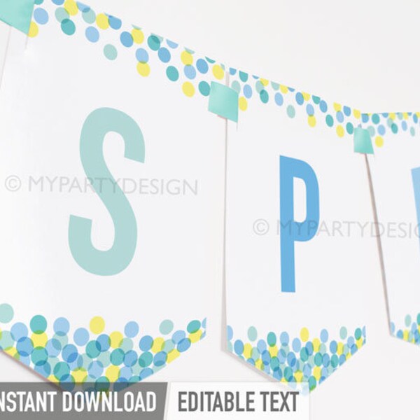 Baby Sprinkle Banner - Etsy