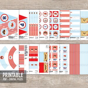 Pirate Birthday Decorations, Party Pack, Little Pirate Party Kit ...