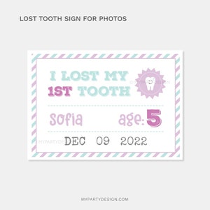 Tooth Fairy Kit - Letter, Receipt, Envelope, Lost Teeth Certificate ...