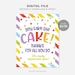 You Take the Cake Sign, Cupcake Thank You Gift Print for Staff ...
