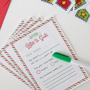 Christmas Dramatic Play Kit, Letters to Santa Workshop Role Play ...