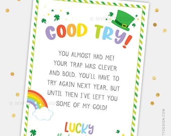 Leprechaun Letter Instant Download Printable Leprechaun - Etsy