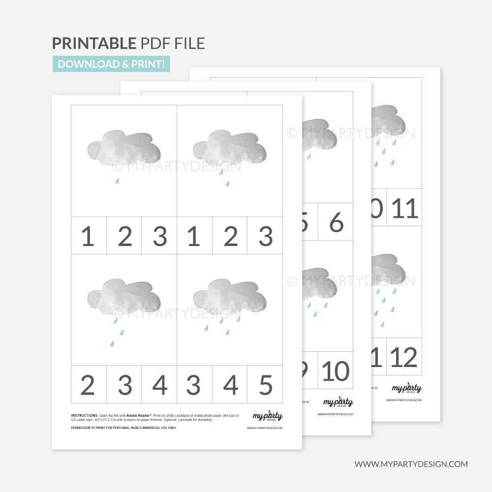 Printable Weather Learning Bundle, Learn the Weather, Montessori ...