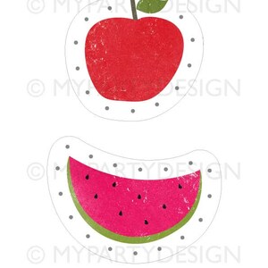 Printable Fruit Lacing Cards, Threading Cards, Learn the Fruits ...