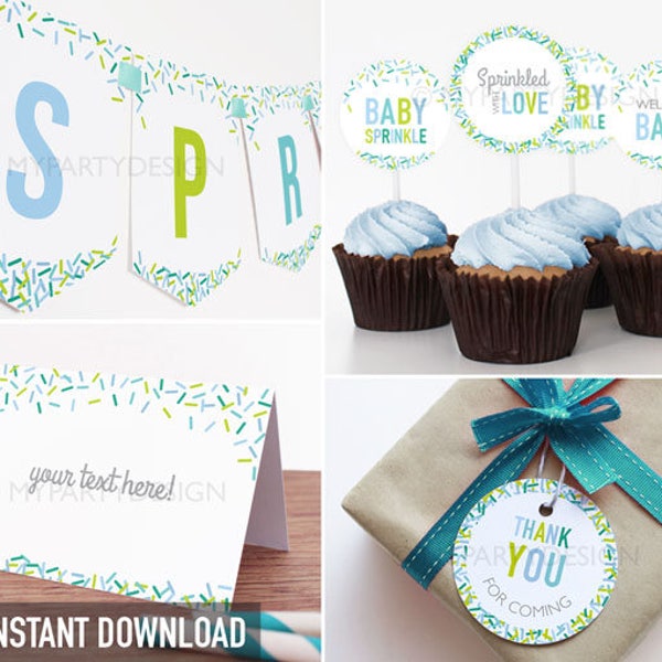 Baby Boy Sprinkle Decorations - Etsy