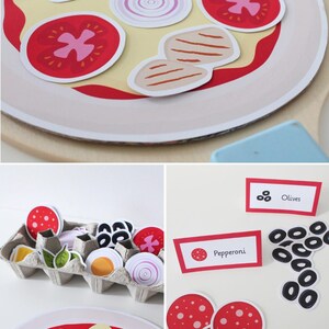 Pizza Shop Dramatic Play Printables, Kids Pizzeria Pretend Play, Pizza ...