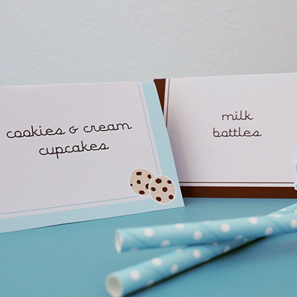 Place Card Cookies - Etsy