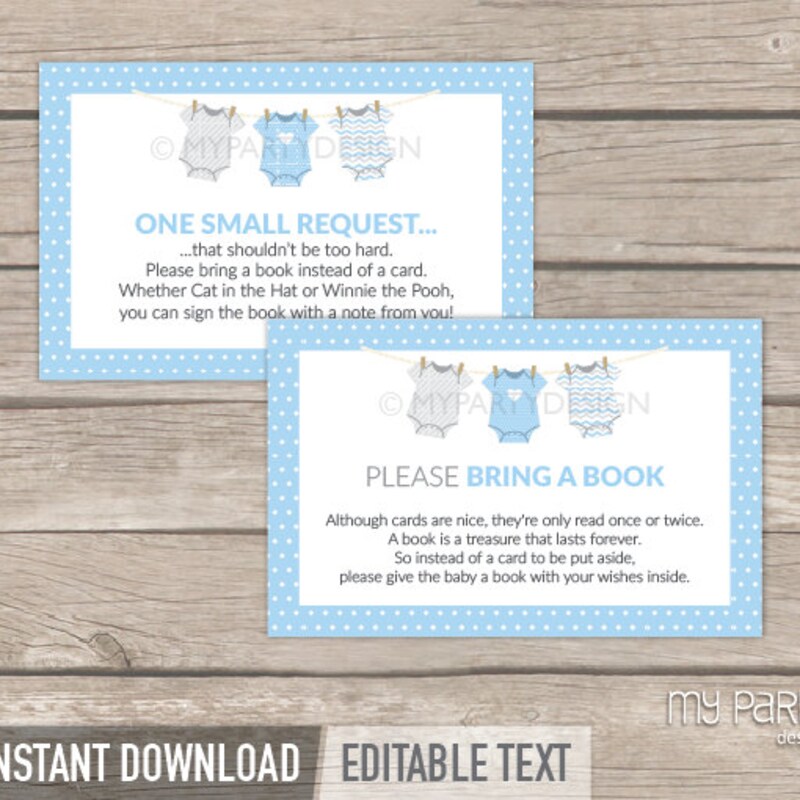 Bring a Book Card - Etsy