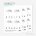 Weather Counting Cards Rain Drop Clip Cards Learn the - Etsy