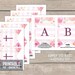 God Bless Banner, Baptism Bunting, Pink Christening, Floral Watercolor ...