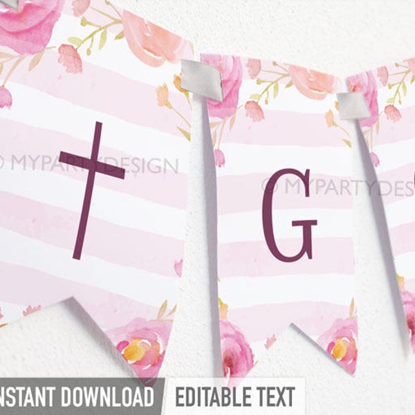 God Bless Banner Printable - Etsy