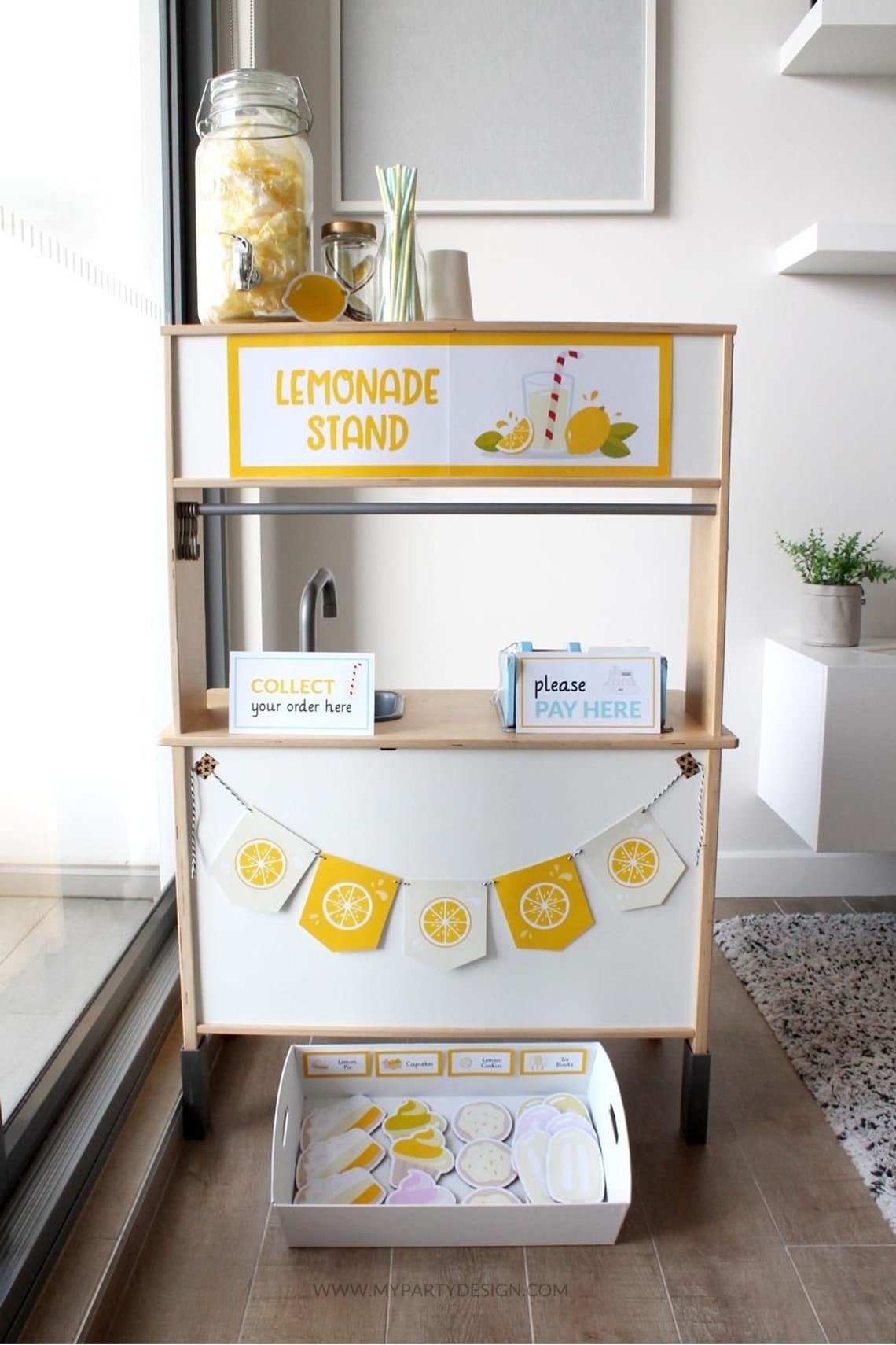 Lemonade Stand Dramatic Play Printables Kids Summer Pretend - Etsy