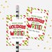 Christmas Holidays Pencil Tag, Just Write Class Gift Label, Non-candy ...