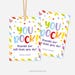 You Rock Gift Tag, Rock Candy or Music Label for Staff Volunteer or ...
