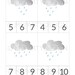 Weather Counting Cards Rain Drop Clip Cards Learn the - Etsy