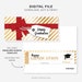 Graduation Gift Voucher Template, Surprise Gift Certificate for High ...