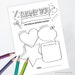 Teacher Appreciation Week Printable, Thank You Coloring Page Gift ...
