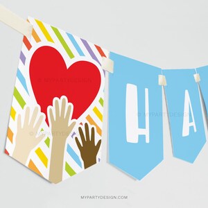 Happy Volunteer Appreciation Week Banner, Thank You Bunting for Pta/pto ...