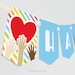 Happy Volunteer Appreciation Week Banner, Thank You Bunting for Pta/pto ...