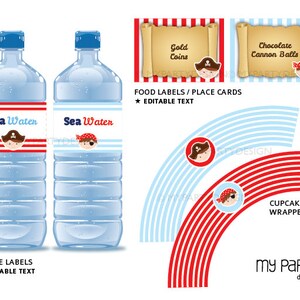 Pirate Birthday Decorations, Party Pack, Little Pirate Party Kit ...