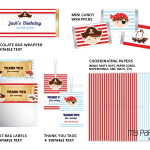 Pirate Birthday Decorations, Party Pack, Little Pirate Party Kit ...