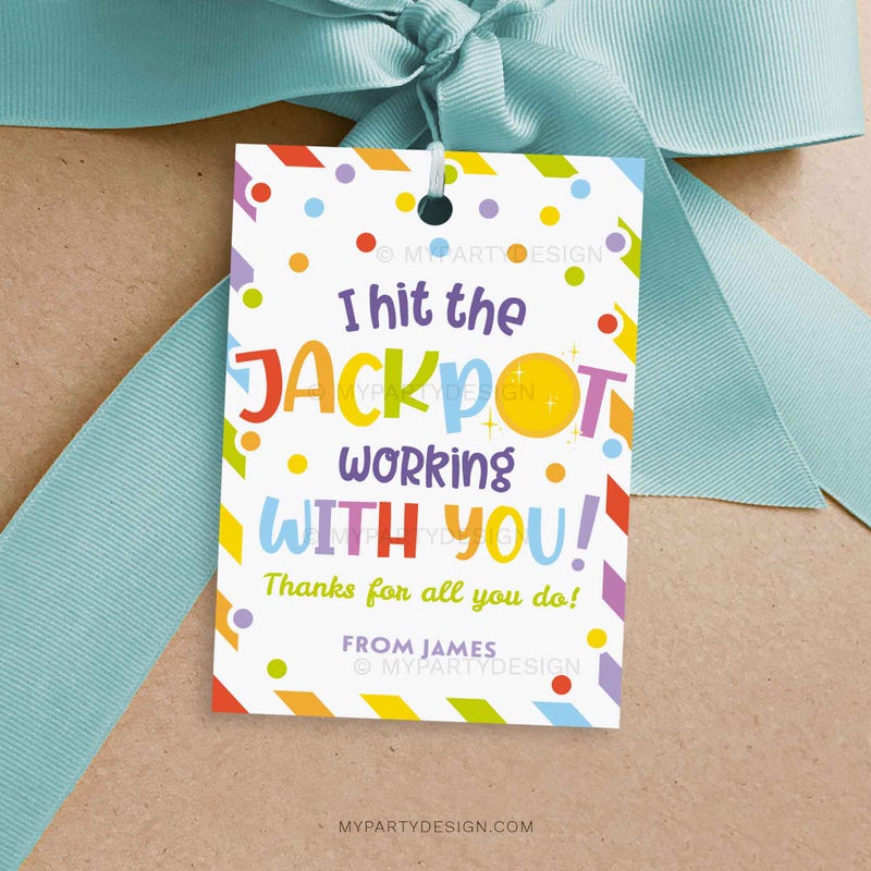 I Hit the Jackpot With You Printable - Etsy