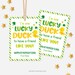 Rubber Duck St Patrick's Day Tag, Kids Shamrock Cards for Classroom ...