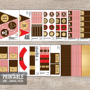 Pirate Birthday Decorations, Party Pack, Pirate Party Kit, Party ...