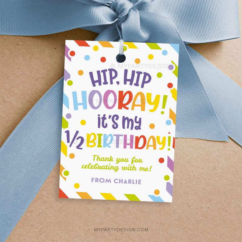 1/2 Half Birthday - Etsy