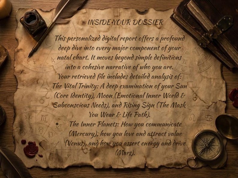 The Complete Natal Archive: In-depth Birth Chart Reading & Soul ...