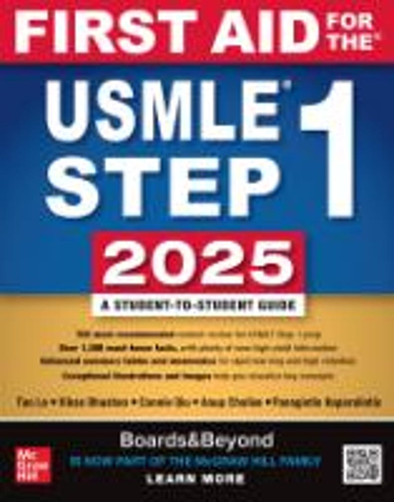 First Aid USMLE Step 1 2025 - Etsy UK