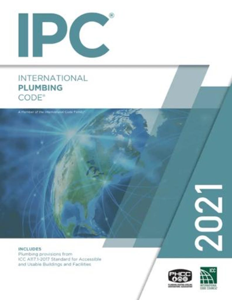 2021 International Plumbing Code - Etsy