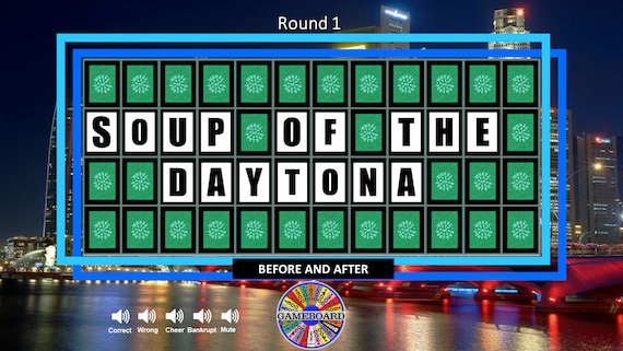 Wheel Of Fortune Zoom Powerpoint Game Party Favors & Games Party ...